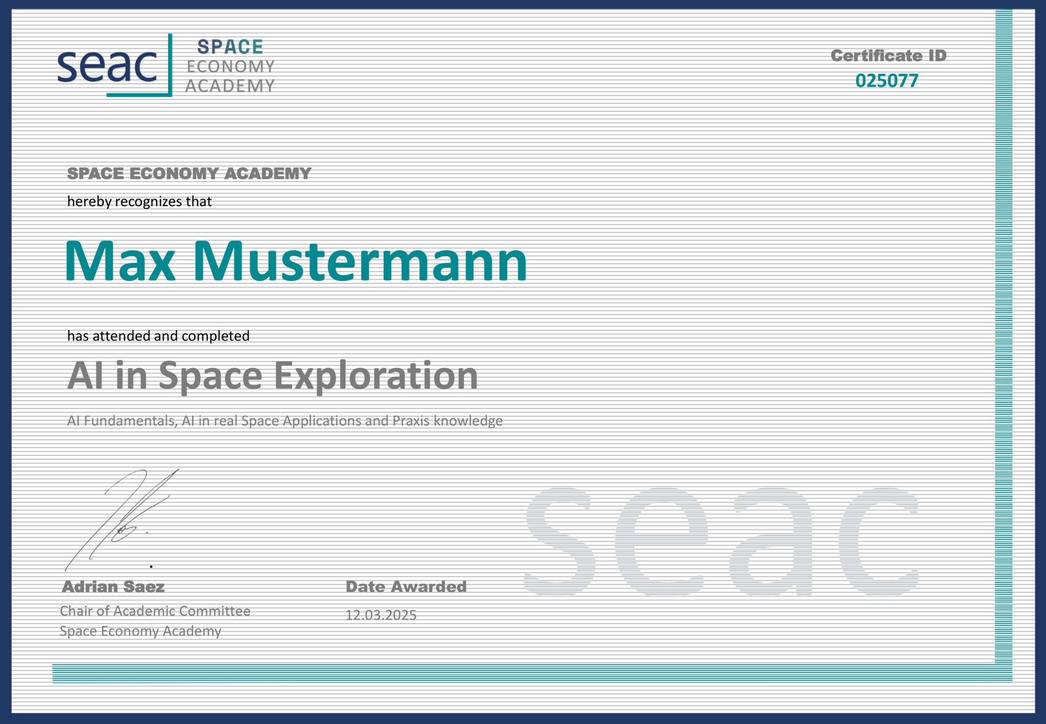 AI in Space Exploration – Online Course (Certificate)